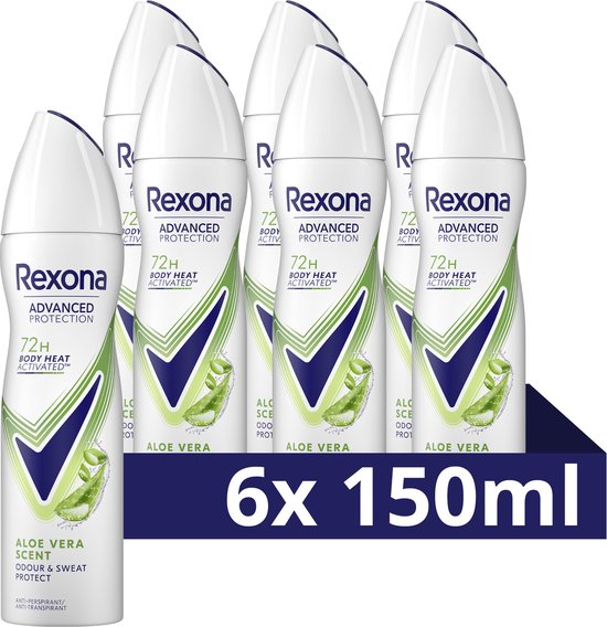 Rexona Women Advanced Protection Anti-Transpirant Spray - Aloë Vera - 6 ...