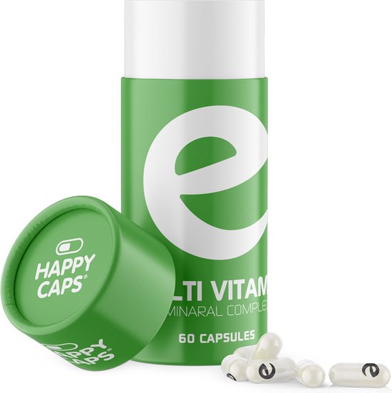Happy Caps - Multi Vitamin - Multivitamine Capsules | bol