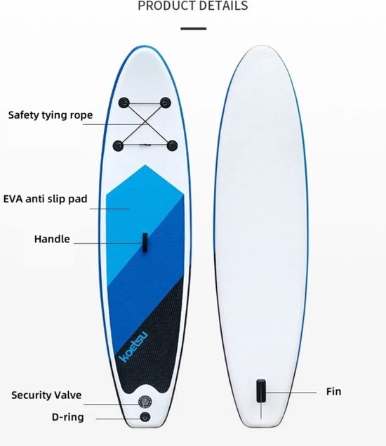 Nivard Sup Board - Opblaasbaar - Supboard - Sup Boards - Paddle - Kayak ...