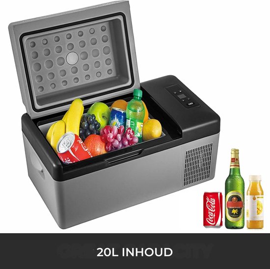 Draagbare Koelbox - 20L Elektrische Frigobox - Koeler - Compact en ...