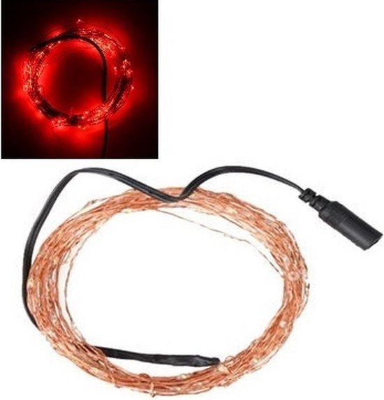 5 meter - Rood - LED verlichting - 12 volt - ultra dun | bol