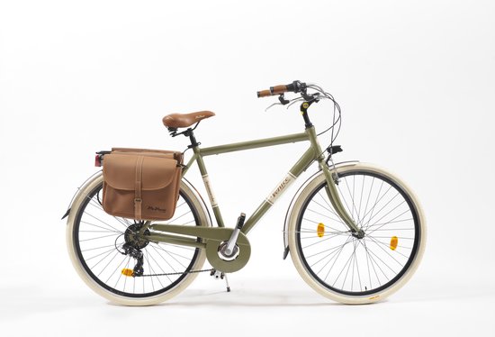 Stadsfiets 28 inch 605 Aluminium Man Groen | bol