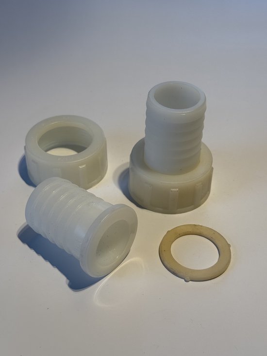 Slangtule voor 38 mm slang 2 stuks binnendraad 11/2 inch | bol