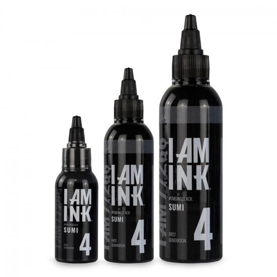 I AM INK - First Generation - #4 Sumi 50ml - Tattoo Ink | bol