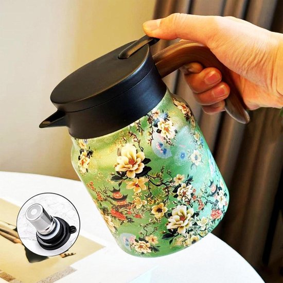 Thermo theepot drankdispenser - feestjes - thee-ei zeef - koude thee ...