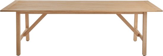 sweeek - Eucalyptus houten tuintafel loria, 8 personen, 260 x 100 x 76 ...