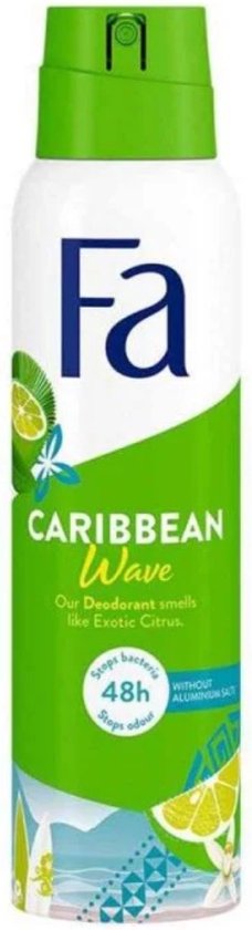 Fa - Caribbean Wave - Deodorant Spray - Lemon - 150 ml - Bulkverpakking ...