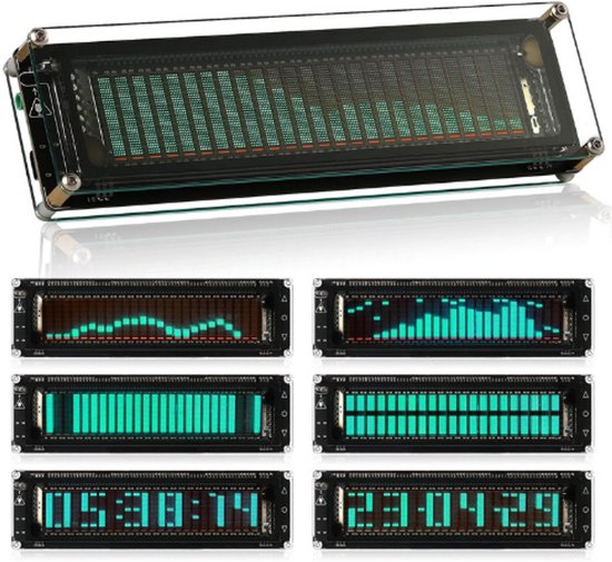 AK2515 Music Spectrum VU Meter - 15 Niveau Audio Indicator - LED VFD Display -... | bol