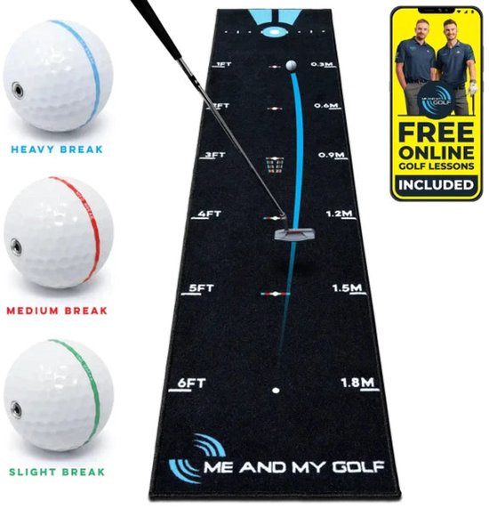 Me And My Golf Breaking Ball Putting Mat: Perfectie in Putten | bol