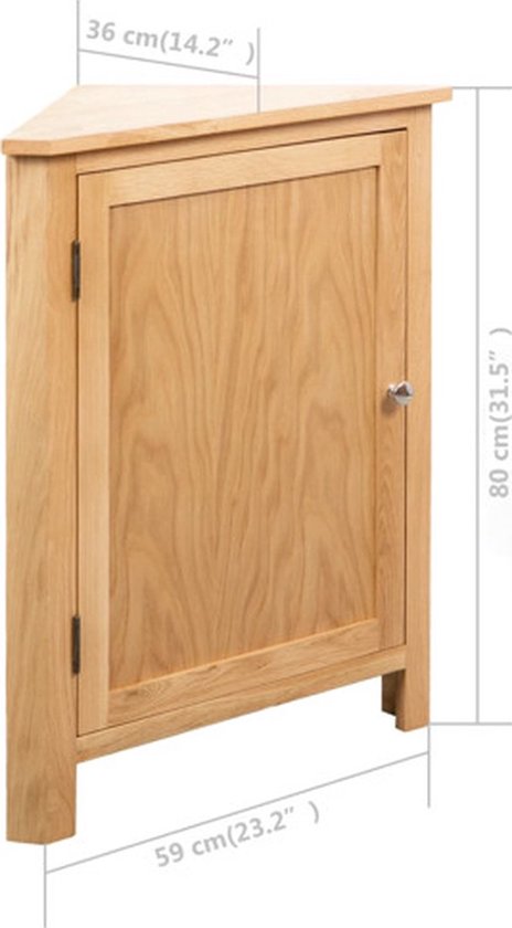 vidaXL Hoekkast - Hoekkasten - Hoek Kast - Hoek Kasten - Hoekkast ...