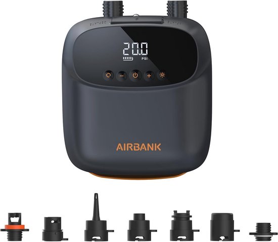 Draagbare Elektrische SUP-pomp met 20 PSI - Tweetraps Inflatie en ...