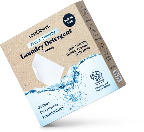 LastObject Wasmiddeldoekjes 30 Stuks Sensitive | Parfumvrij | Wasstrips | Wasvellen |... | bol