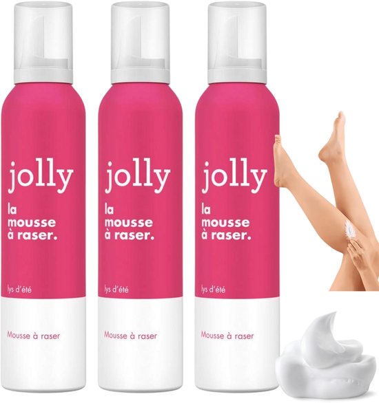 Jolly Scheerschuim Vrouwen - Scheergel - 3 Stuks - Scheercreme ...