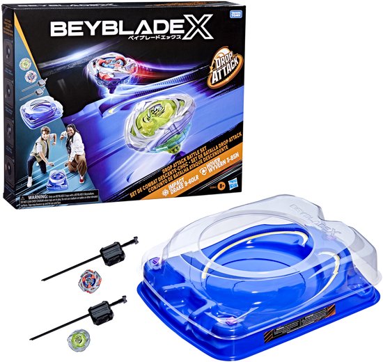Hasbro Beyblade X Drop Attack Battle-set - Met Beystadium en launchers ...