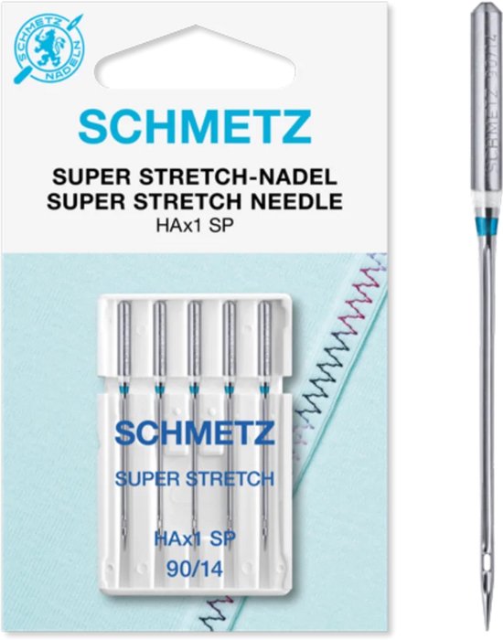 Schmetz Super stretch machinenaalden N90 - 5 naalden voor naaimachine voor delicate en... | bol
