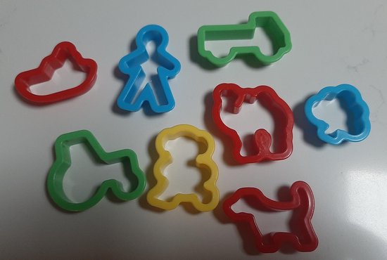 8 uitsteekvormpjes voor deeg, koek, koekjes - bakvormpjes - koekvormen ...