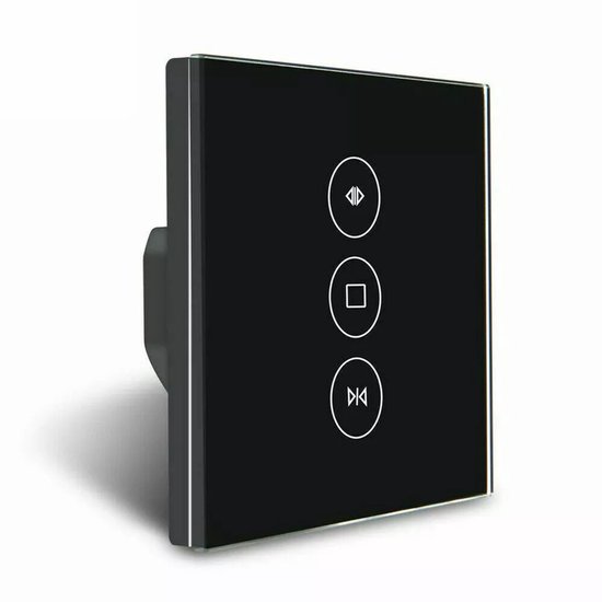 Rolluikschakelaar - 2 x zwart WIFI WLAN rolluik schakelaar rolluik ...
