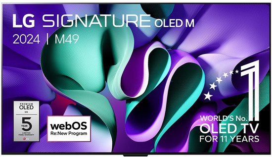 LG M4 OLED65M49LA - 65 inch - 4K MLA OLED - 2024 | bol