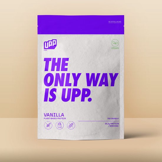 UPP vegan proteïn Core Vanilla - 750 gram | bol
