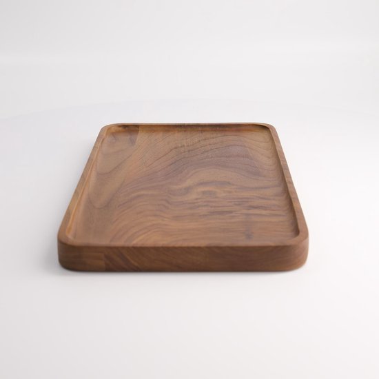 Tokyo Design Studio – Walnoot Bruin – Houten Dienblad – 34x20x2cm | bol