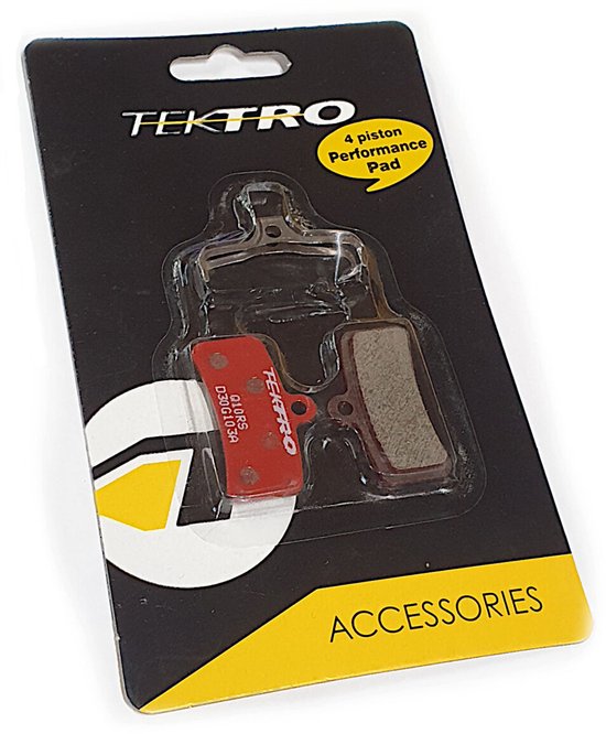 Tektro Schijfrem rempad - 4-piston - resin - 4mm dik - hoge prestaties ...