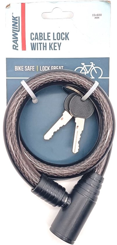Fietsslot met Sleutel – Sterke Beveiliging voor Jouw Fiets - lengte ...