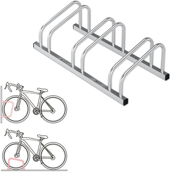FLOORDIREKT Fietsenrek Linus - Voor Vloer- of Wandmontage ...