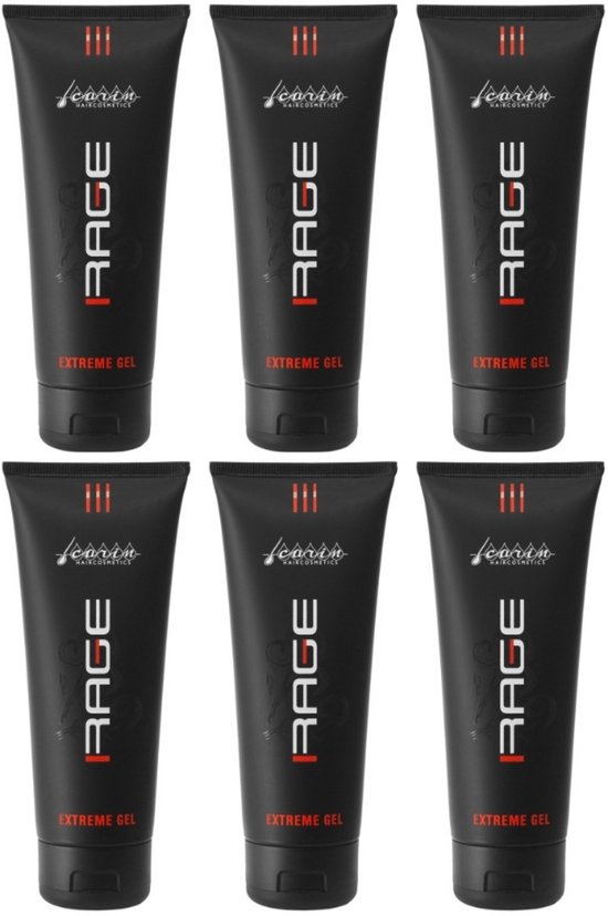 Carin Rage Extreme Gel Six Pack - 6x200ml | bol
