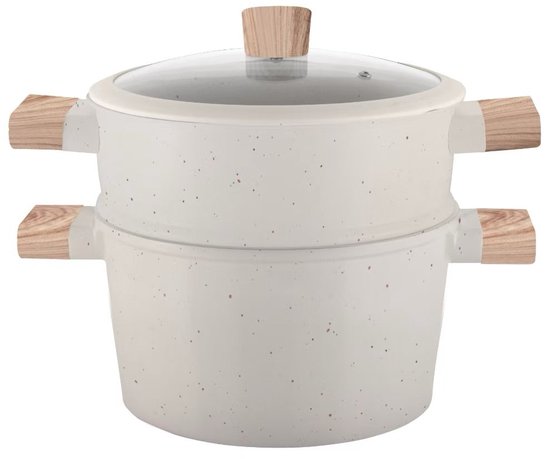 Stoompan 3-in-1 - 5L Couscous Pan - Inductie & Alle Warmtebronnen ...