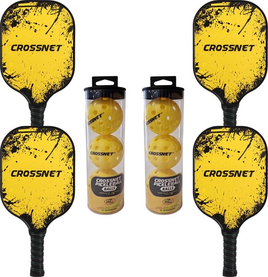 Crossnet - Pickleball set - Set van 4 | bol