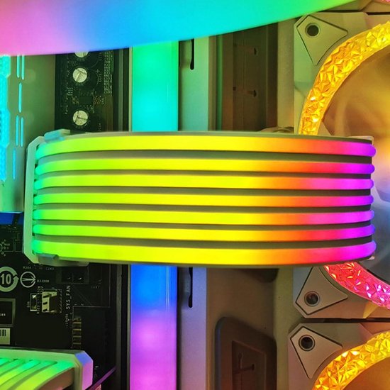 RGB-voedingsverlengkabelset - RGB LED-lichtstrip - 5V 3-pins ...