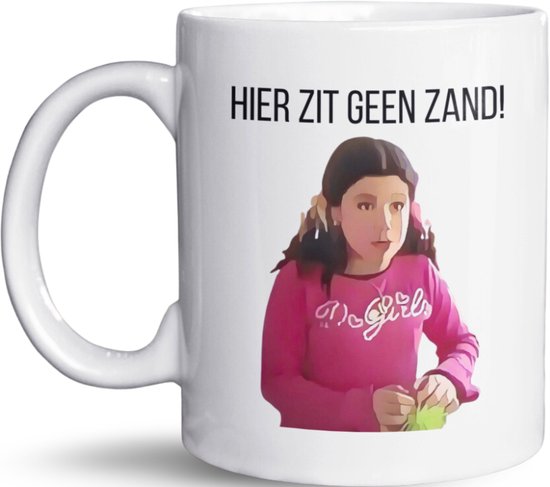 NietMokken.nl – Grappige Mok – "Hier Zit Geen Zand!" – Internetcultuur ...