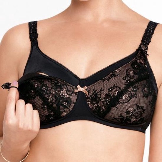 Anita - 5047 - maternity voedings Bh - zwart - 85C | bol