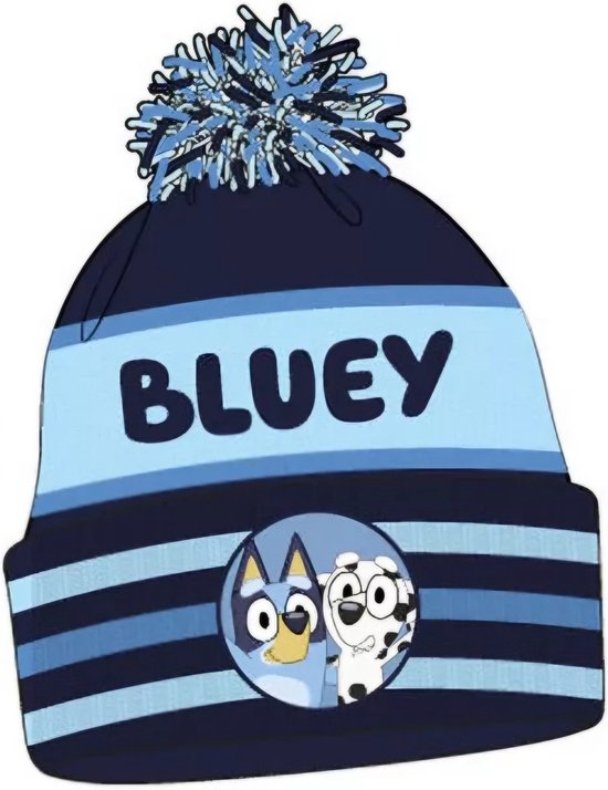 Bluey muts - Maat 54 - Disney - Winterset Bluey - Warm, schattig en ...
