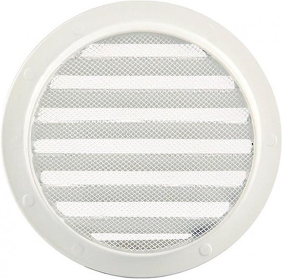 Ronde Rooster Inbouw Ø125 434/R Alural 9010 Renson | bol
