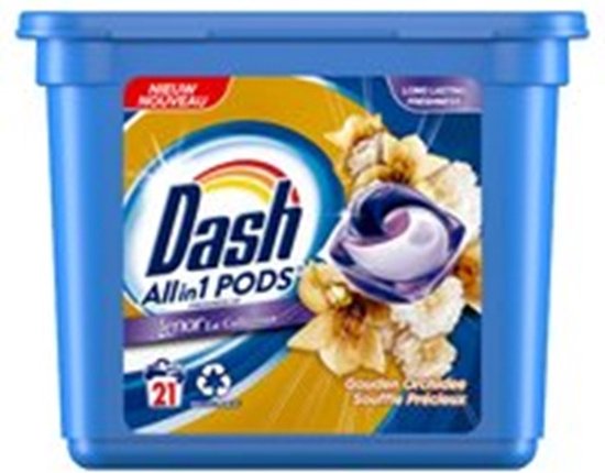 All in 1 Pods Dash Gouden Orchidee 3 x 21 | bol