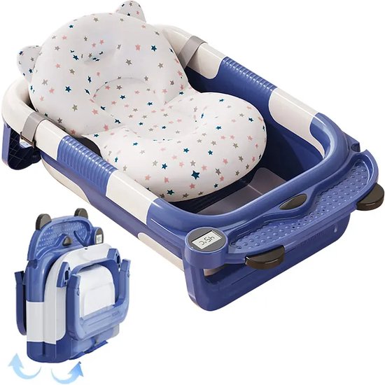 Rivv Babybad met Digitale Thermometer - Zitbad - Opvouwbaar Bad - Incl ...