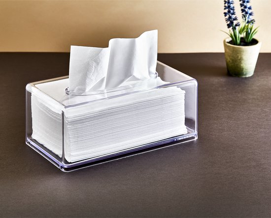 AVOID® Transparante Tissuehouder – Stijlvolle Tissue Box – Luxe ...