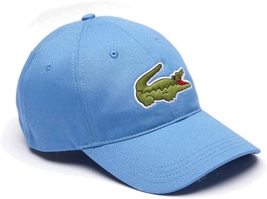 Lacoste cap - Big Croc Logo - Light Blue | bol