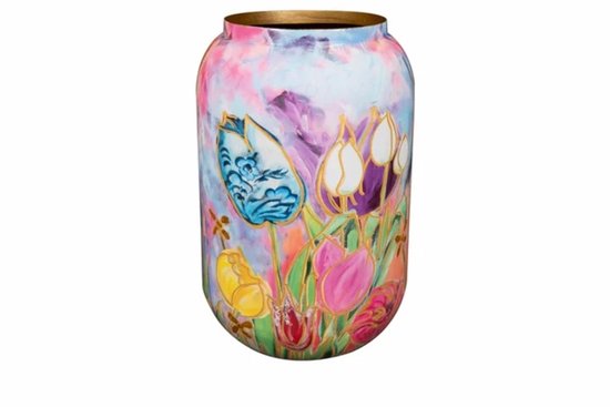 TS Collection - Bloempot hoog dutch beauty spring - 30x42 - Metaal ...