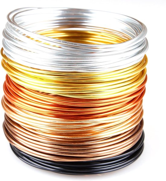 Kralendraad Set Gouden Herfst - 6 kleuren, geanodiseerd aluminium - 15 ...