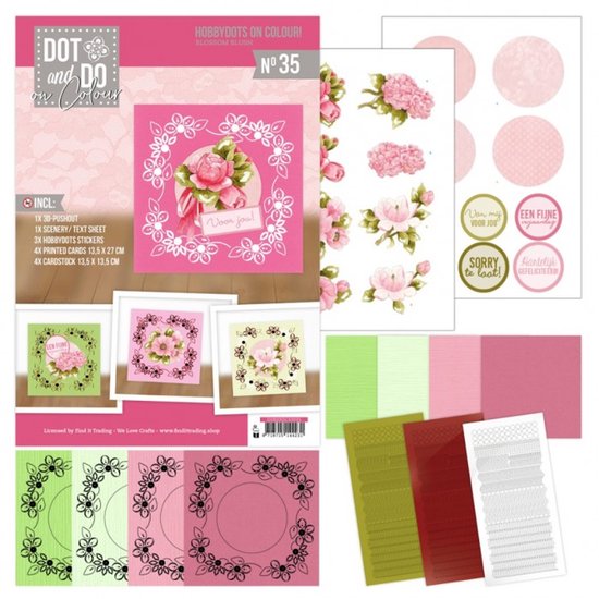 Hobbydots on Colour 35 - Blossom Blush - Complete Hobbydots-set | bol