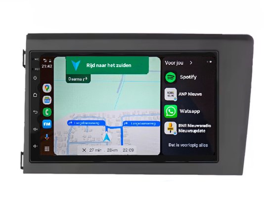 Autoradio 4/64GB met Carplay en Android auto | Geschikt voor Volvo XC70, V70, S60... | bol