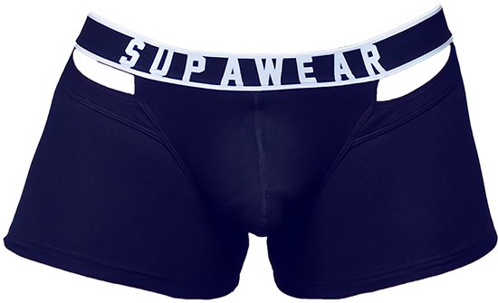 SUPAWEAR Ribbed Slashed Trunk Black - MAAT XL - Heren Ondergoed ...