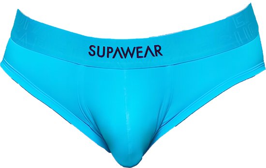 SUPAWEAR Neon Brief Neon Blue - MAAT XL - Heren Ondergoed - Slip voor ...