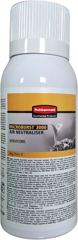 Microburst 3000 luchtverfrisser Sensations | Zoet & Bloemig Aroma 75 ml ...