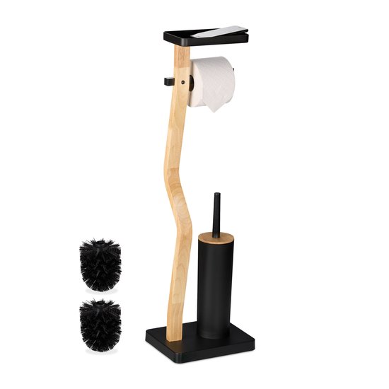 toiletbutler - wc-rolhouder - wc-borstel en houder - met plankje ...