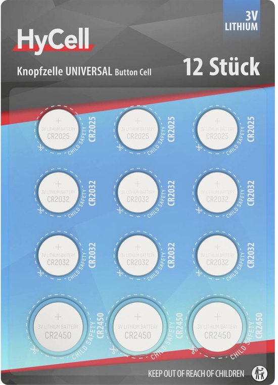 HyCell Knoopcelset 1 stuk(s) Incl. box | bol