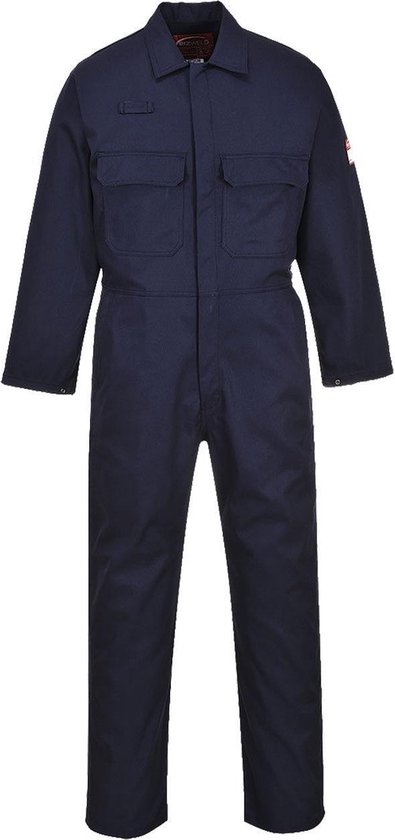 Portwest Bizweld Vlamvertragende Overall BIZ1 - Zwart - XXL | bol