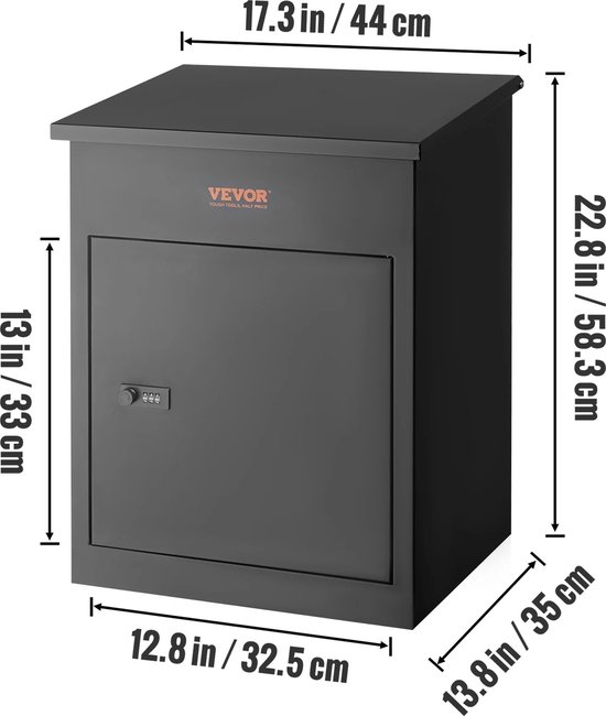 Buylin Pakketbrievenbus - Brievenbus - Pakketkluis - Ontvangstlocker ...